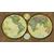 National Geographic Explorer's map - world hemispheres