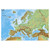 Stiefel Continental map Europe physically