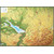 Georelief Regional map Allgäu Bodensee 3D Reliefkarte (77 x 57 cm)