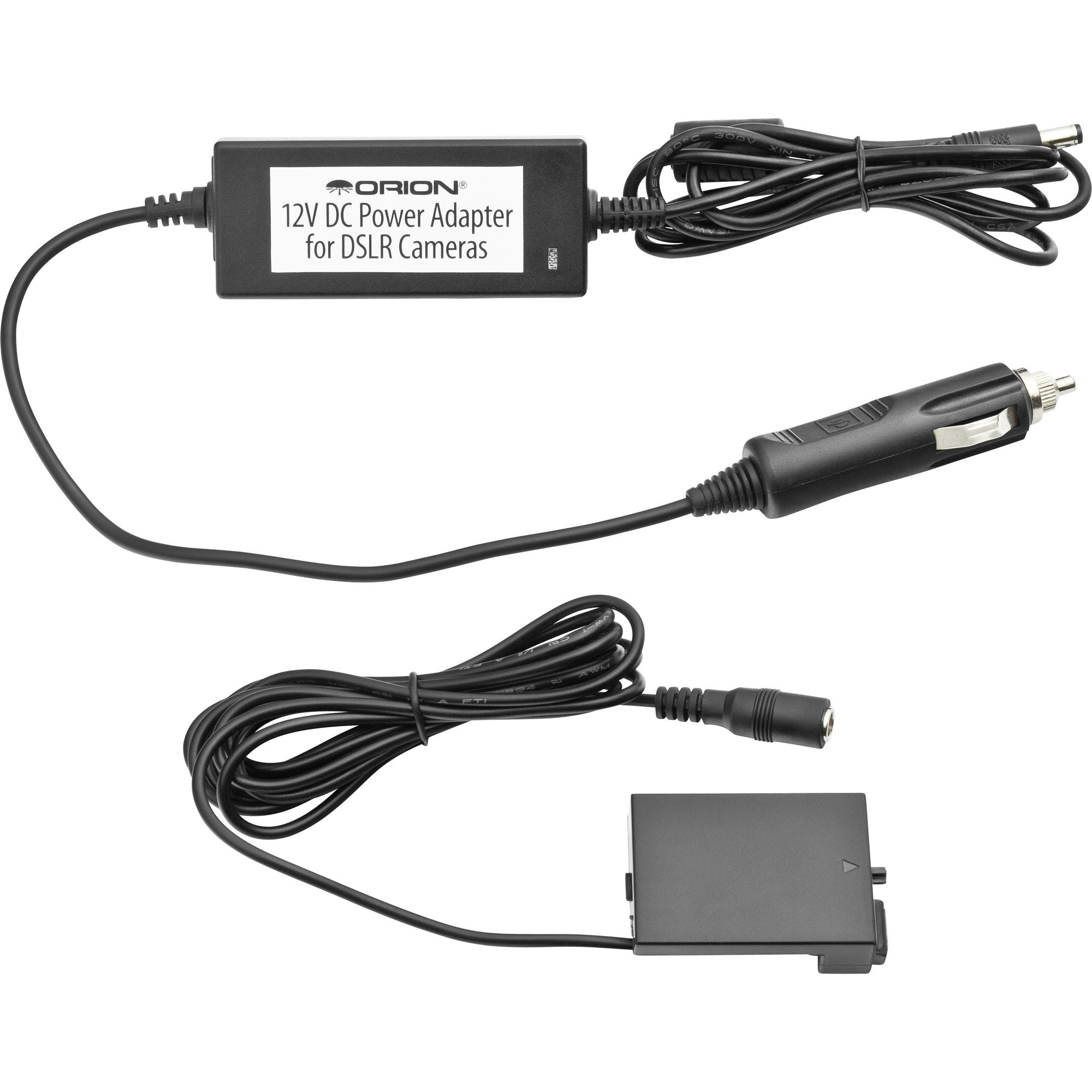 Orion Cable 12V Powertank adapter for Canon EOS 5, 50D, 600D, 650D