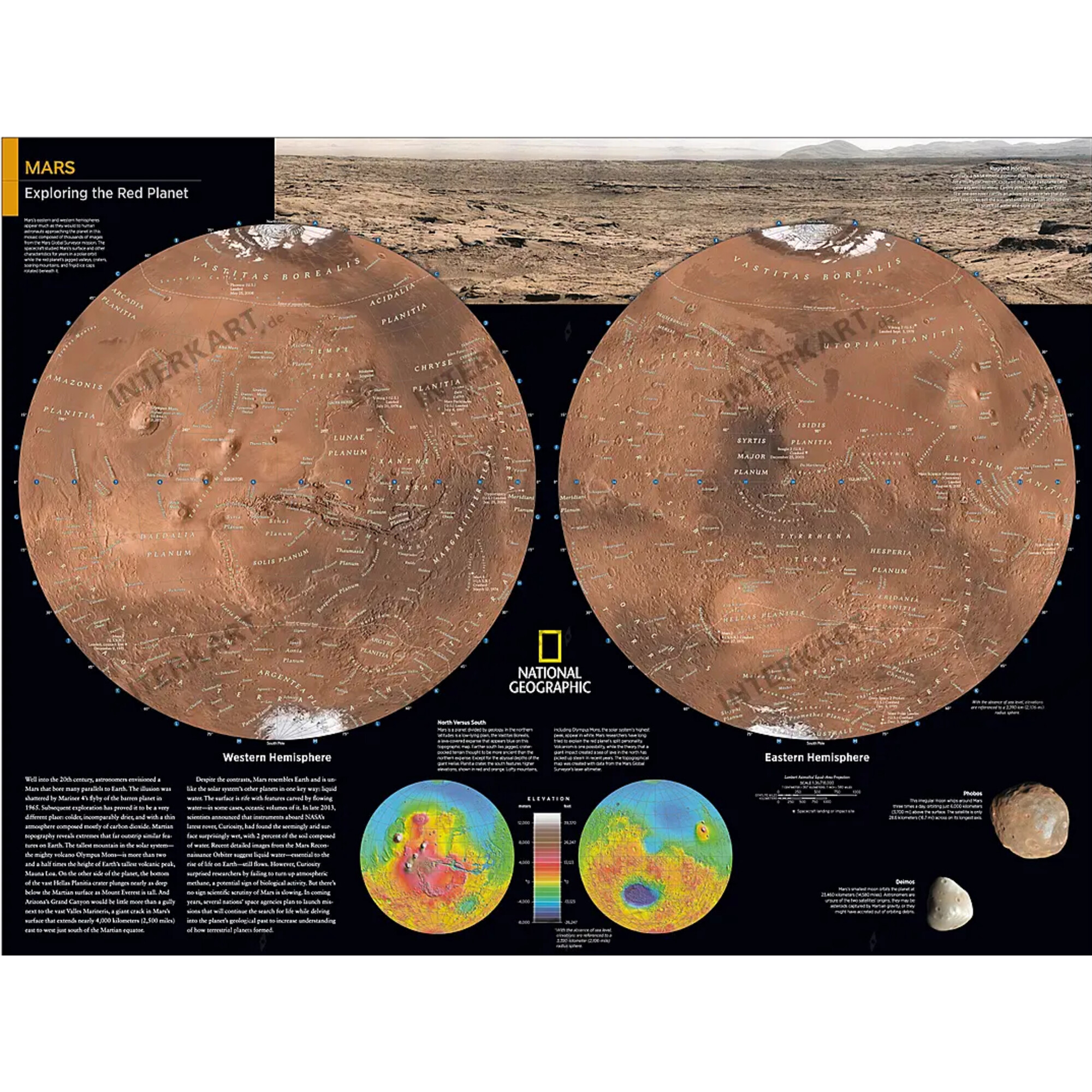 National Geographic Poster Mars