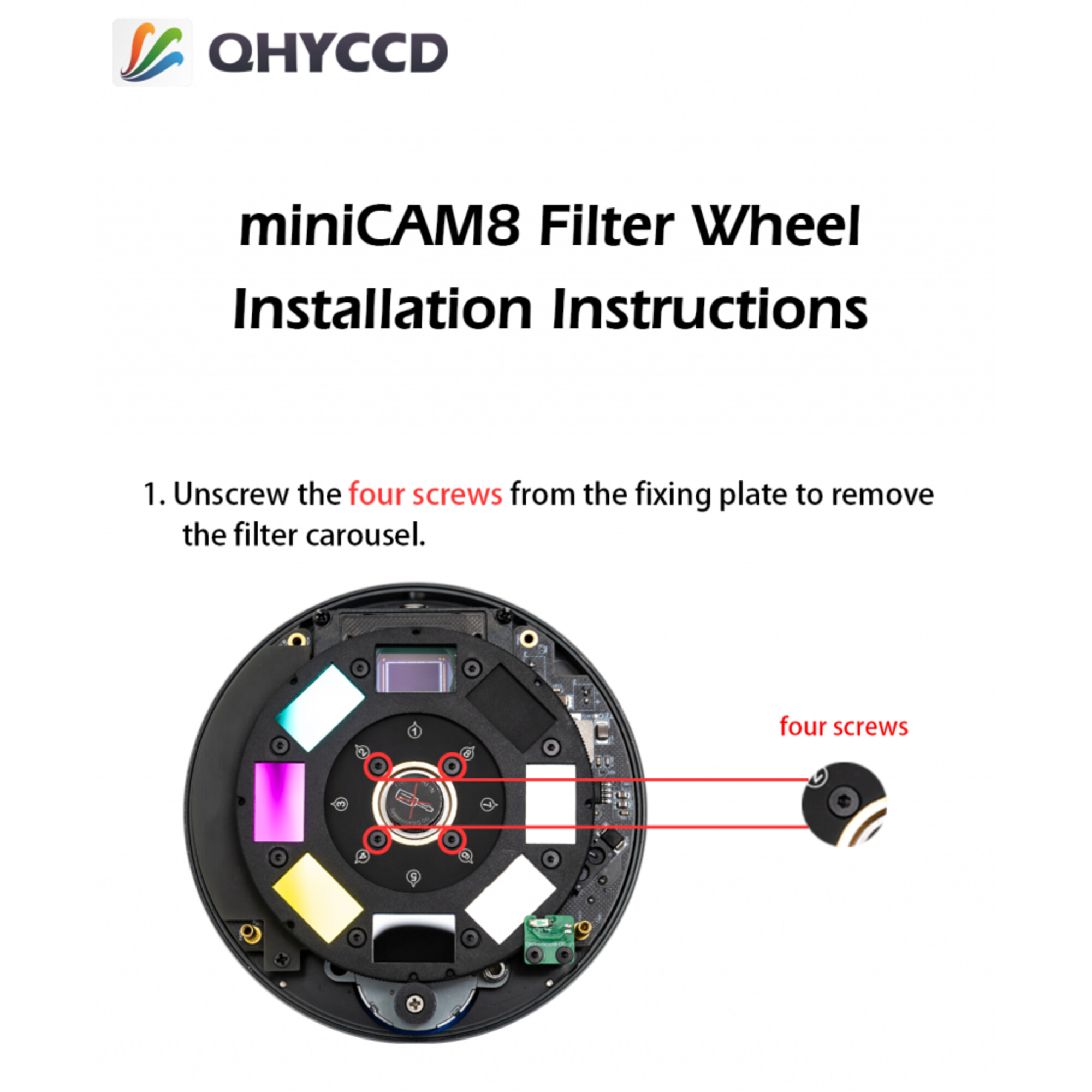QHY Camera miniCam8 Mono Combo