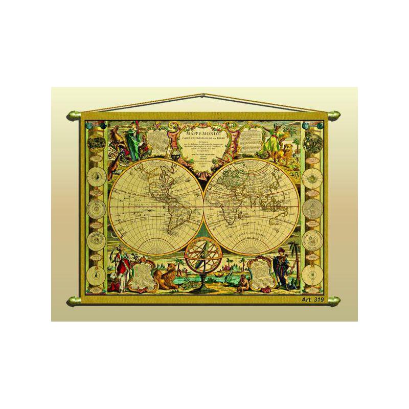 Zoffoli living Antique map (reproduction) No. 319/2